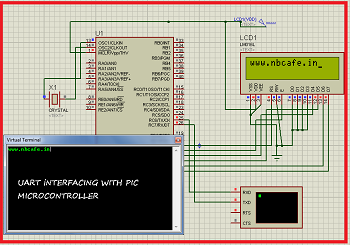 Serial communication with PIC 16f877 using UART | NBCAFE